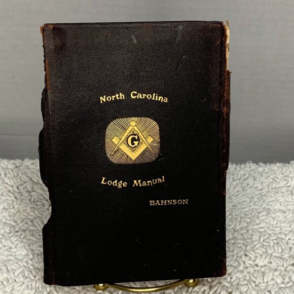 Other | 1892 North Carolina Lodge Manual Charles F Bahnson | Poshmark